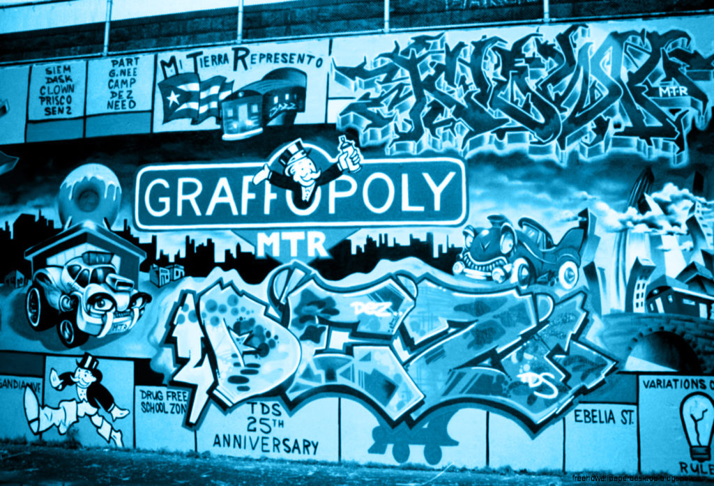 graffiti-monopoly-luminosity - Santa Monica Skateboards